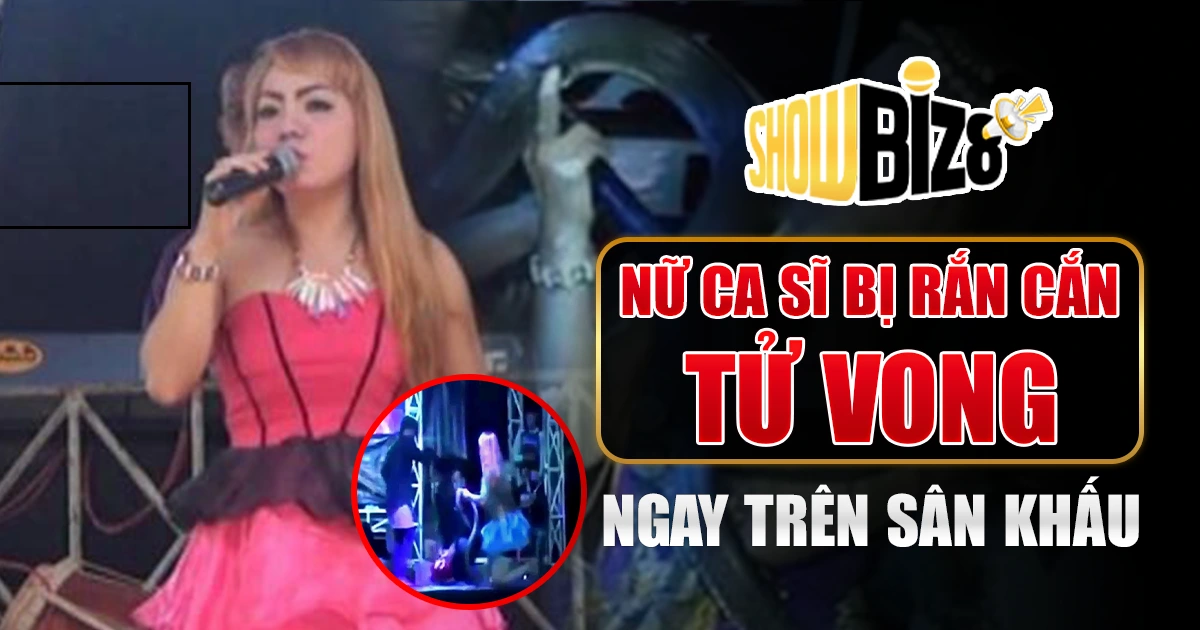 Nữ ca sĩ bị rắn cắn tử vong ngay trên sân khấu: Irma Bule